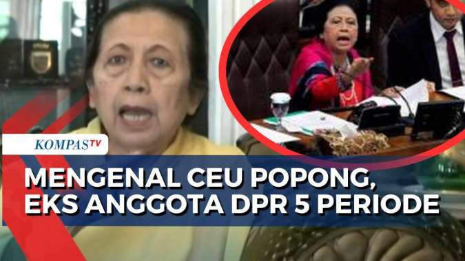 Mantan Anggota DPR 5 Periode, Ceu Popong Otje Djundjunan Beri Wejangan ...