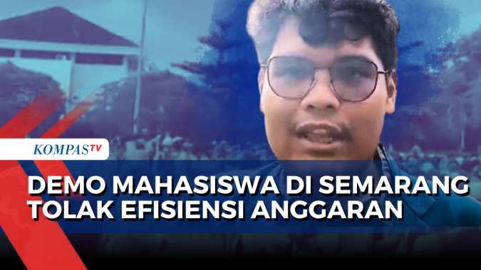 Mahasiswa di Semarang-Babel Gelar Aksi Unjuk Rasa Tolak Efisiensi Anggaran Pendidikan