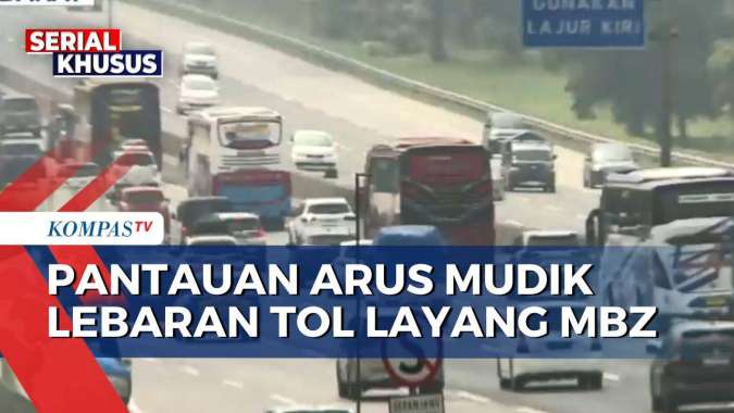 Lalu Lintas di Tol Layang MBZ dan Japek Ramai Lancar, Rekayasa Arus Mulai Diterapkan