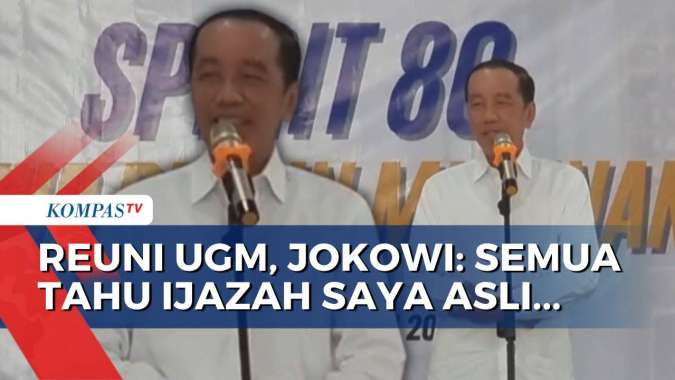 Potret Jokowi Tiba di Reuni Fakultas Kehutanan UGM Angkatan 80, Bahas Ijazah? | KOMPAS PETANG