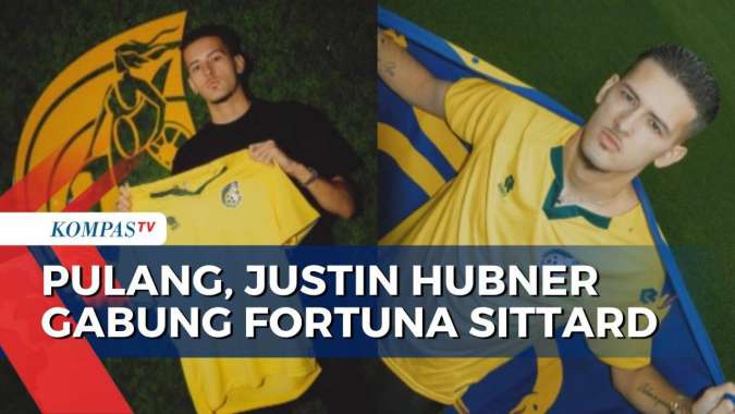 Pulang ke Belanda, Justin Hubner Dikontrak Fortuna Sittard
