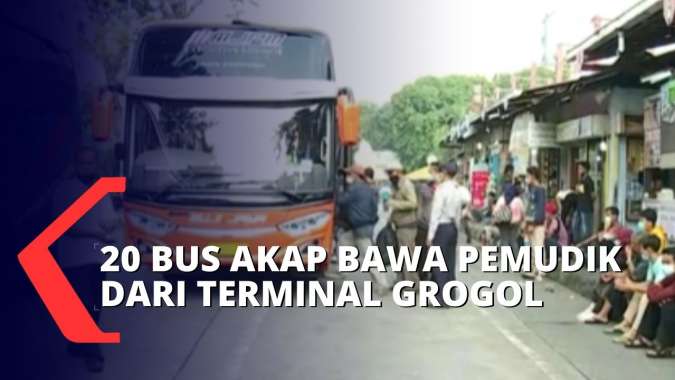 Lebaran Makin Dekat, Jumlah Pemudik di Terminal Grogol Masih Normal