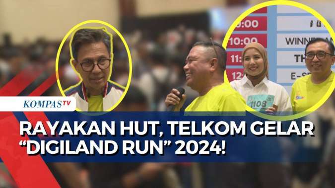 Lomba Lari Digiland Run untuk Rayakan HUT Telkom Ke-59, Pendaftar Tembus 10.000 Peserta!