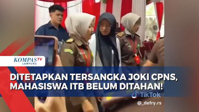 Ditetapkan Tersangka Joki CPNS, Mahasiswi ITB belum Ditahan
