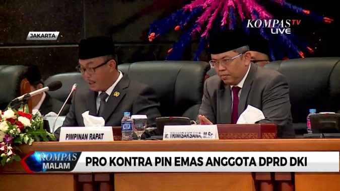 Ragam Tanggapan Pro Kontra Pin Emas Anggota DPRD DKI