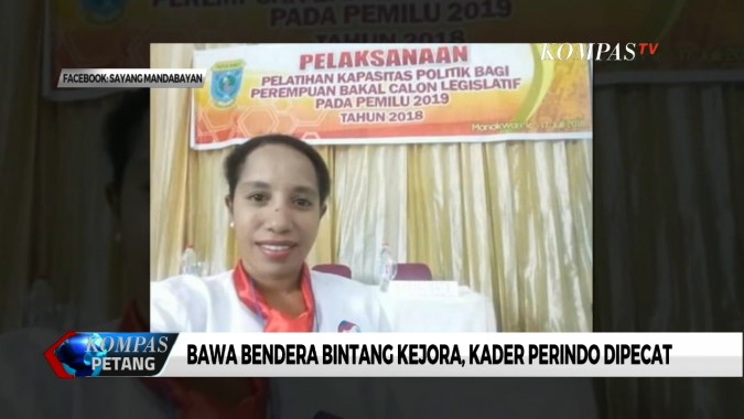 Bawa Bendera Bintang Kejora, Kader Perindo Dipecat dengan Tidak Hormat