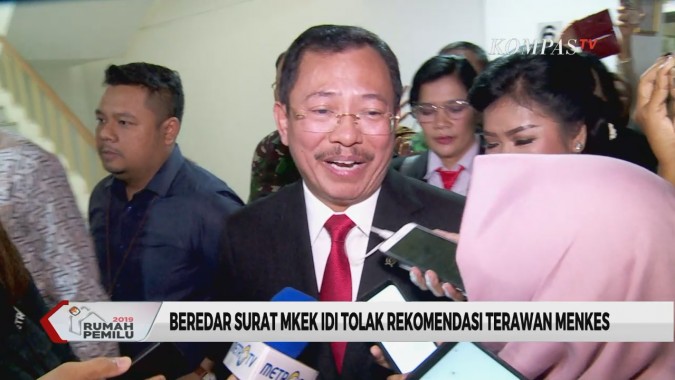 Beredar Surat MKEK IDI Tolak Rekomendasi Terawan Menkes