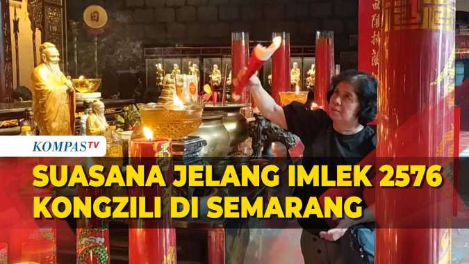 Perayaan Tahun Baru Imlek 2576 Kongzili, Begini Momen di Kelenteng Tay Kak Sie Semarang