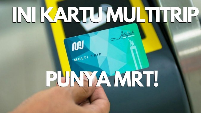 MRT Terbitkan Kartu Multi Trip, Klaim Terbaca Lebih Cepat