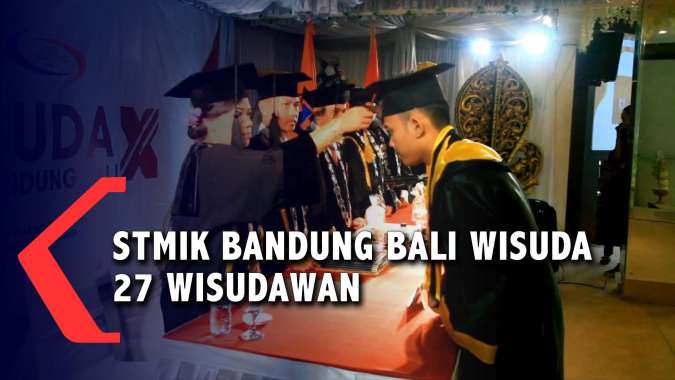 STMIK Bandung Bali Wisuda 27 Wisudawan