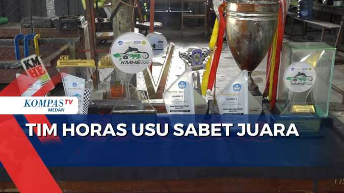 Tim Horas USU Raih Juara Kontes Mobil Hemat Energi 2024