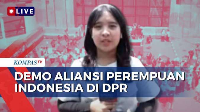 Massa dari Aliansi Perempuan Indonesia Gelar Demo, Begini Situasi di ...