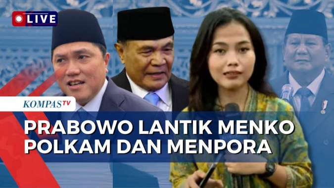 Reshuffle Kabinet Merah Putih Jilid III, Ini Daftar 11 Pejabat Negara yang Dilantik Prabowo