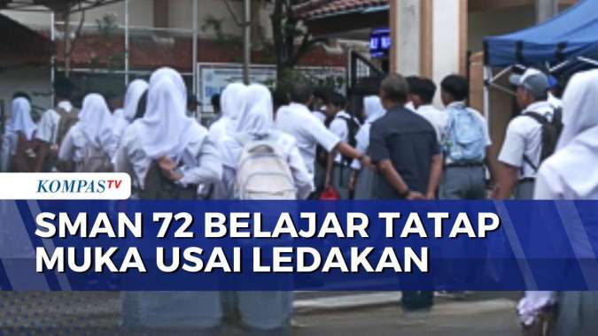 Pasca-Ledakan, Siswa SMAN 72 Jakarta Kembali Sekolah Ikuti Pembelajaran ...