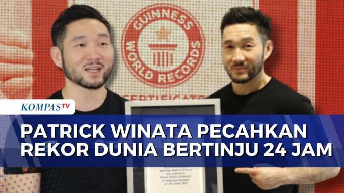 Patrick Winata Pecahkan Rekor Dunia Tinju 24 Jam, Donasi Rp240 Juta ...