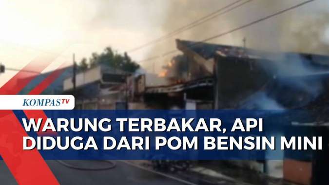Kebakaran Warung Madura di Solo, Pom Bensin Mini Diduga Jadi Pemicu | KOMPAS SIANG