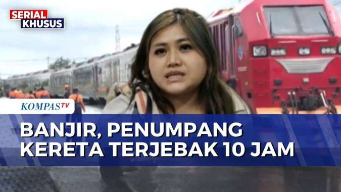 Imbas Banjir di Pekalongan, Penumpang Kereta Majapahit Malang-Jakarta ...