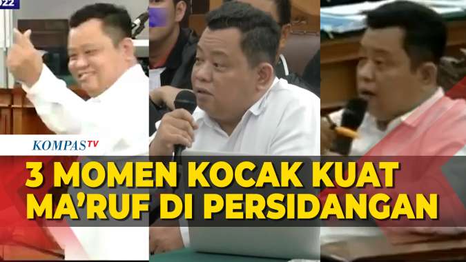 3 Momen Kocak Kuat Ma ruf di Persidangan Kasus Sambo, Salam Cinta Korea hingga Buat Hakim Tertawa