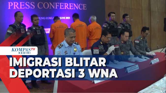 Masuk Indonesia Secara Ilegal, 3 WNA Dideportasi ke Negara Asal
