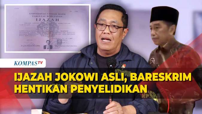 Ini Alasan Bareskrim Hentikan Penyelidikan Kasus Ijazah Palsu Jokowi