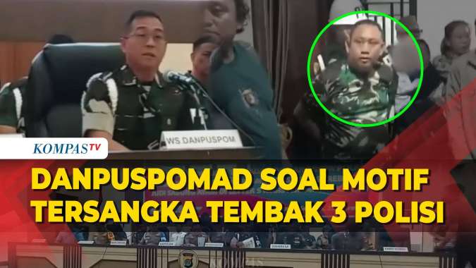 Jawab Danpuspomad TNI, saat Ditanya Motif Tersangka Tembak 3 Polisi di ...