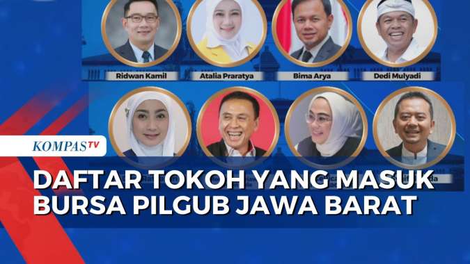 Dari Bima Arya Hingga Ridwan Kamil, ini Daftar Nama Bursa Calon ...