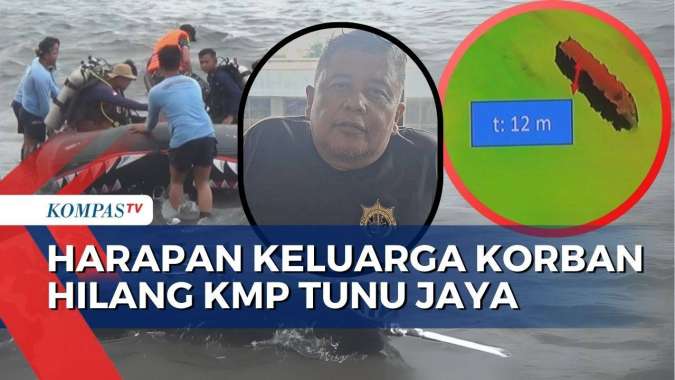 Tetap Tunggu, Keluarga Berharap Korban Hilang Ditemukan di Badan Kapal KMP Tunu yang Akan Dievakuasi