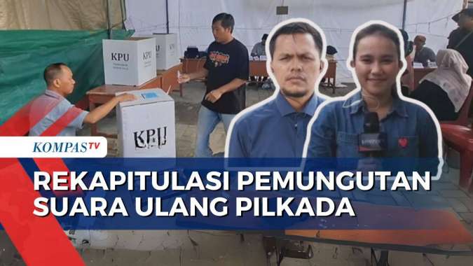 Rekapitulasi Pemungutan Suara Ulang Pilkada Serang dan Banjarbaru