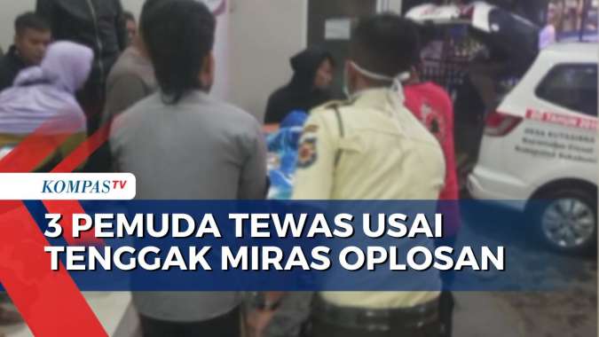 Tiga Pemuda di Sukabumi Tewas Usai Menenggak Miras Oplosan