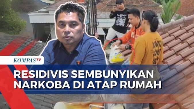 Tak Kapok! Eks Napi Narkoba Ditangkap Lagi, Simpan 3.000 Obat Terlarang di Genteng