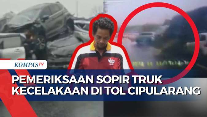 Polisi Periksa Psikologis Sopir Truk Kecelakaan Beruntun di Tol Cipularang Km 92