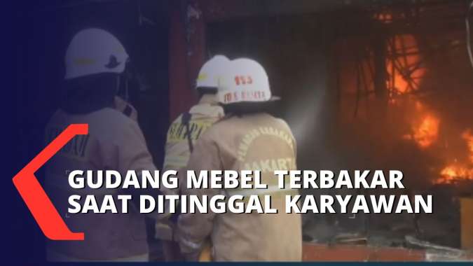 Gudang Mebel di Duren Sawit Ludes Terbakar Saat Ditinggal Karyawan ...