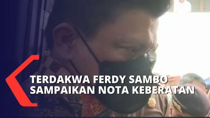 Terdakwa Sambo Sampaikan Nota Keberatan Pengacara Dakwaan Jaksa Hanya