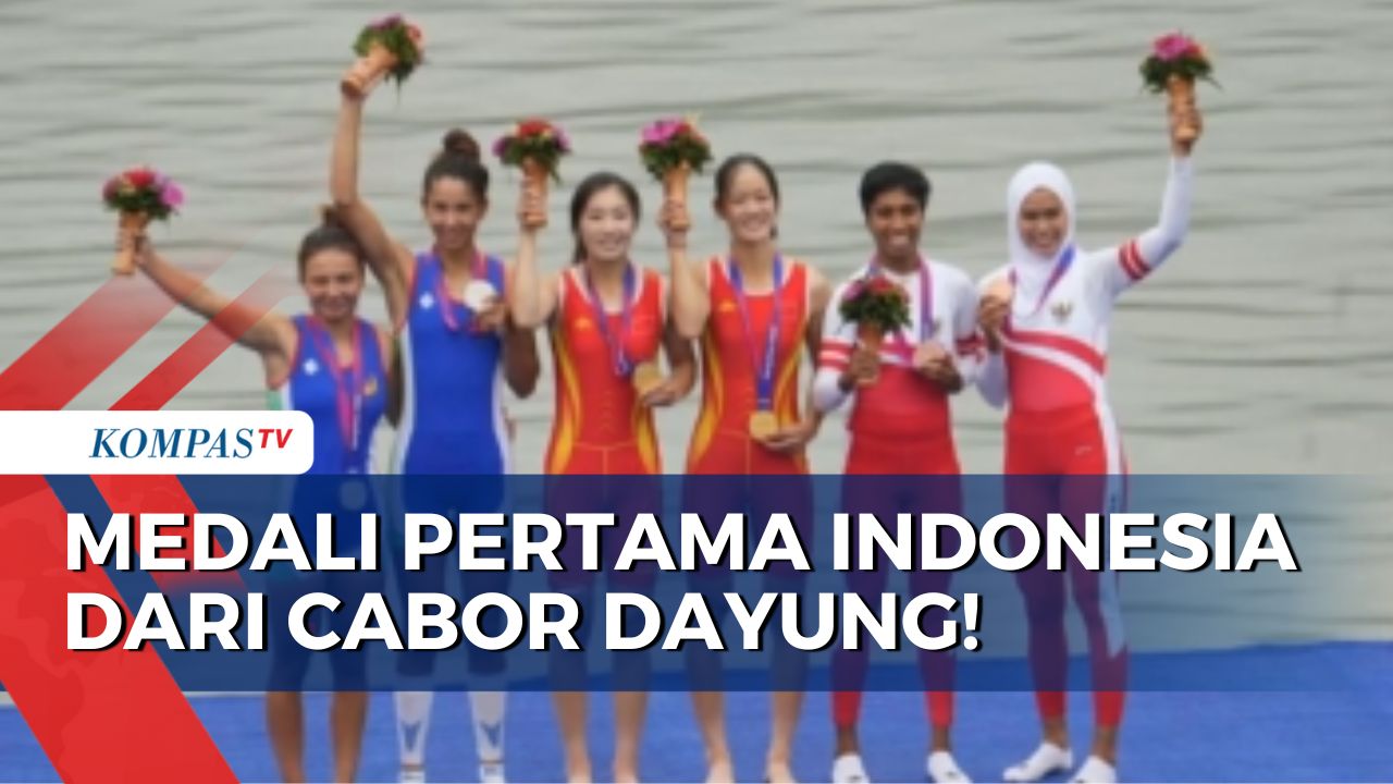Video: Raih Perunggu, Medali Pertama Indonesia di Asian Games Hangzhou dari Cabor Dayung!