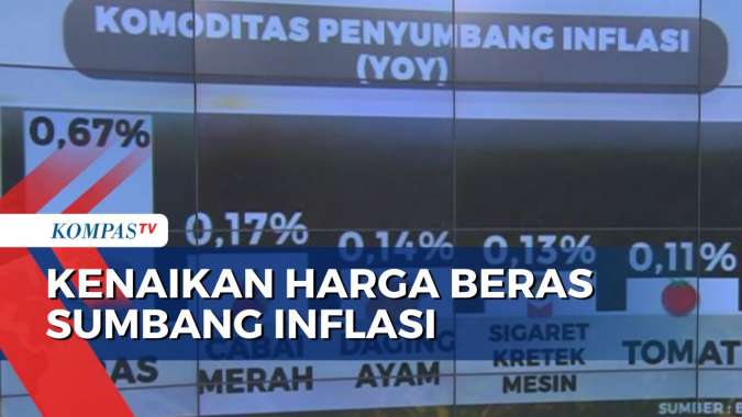 Kenaikan Harga Beras Sumbang Inflasi di Bulan Februari