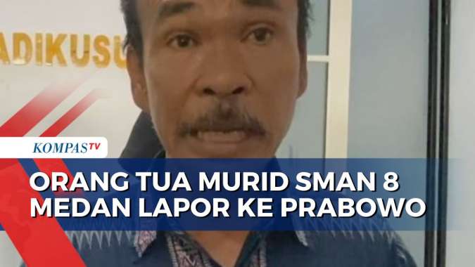 Dugaan Pungli di SMAN 8 Medan, Orang Tua Murid Laporkan Kepsek ke Prabowo