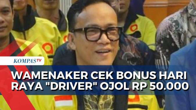 Wamenaker Soroti Bonus Hari Raya Rp50 Ribu untuk Driver Ojol, Perusahaan Terancam Sanksi