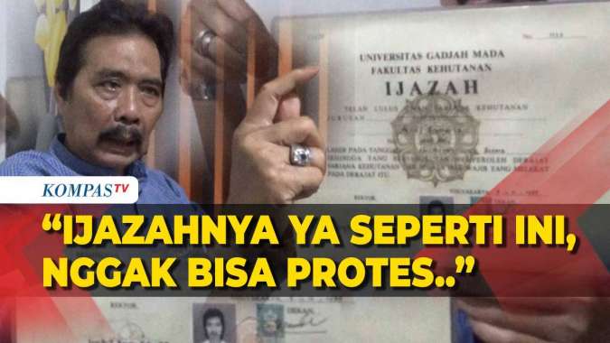 Teman Kuliah Jokowi, Andi Pramaria Tunjukkan Ijazah UGM Miliknya saat Lulus Tahun 1985