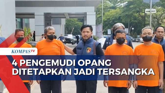 4 Pengemudi Ojek Pangkalan jadi Tersangka Usai Paksa Ibu Bawa Anak Turun dari Taksi Online