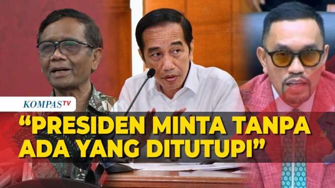 Soal Transaksi Janggal Rp 349 Triliun di Kemenkeu, Presiden Jokowi Minta Mahfud MD Terbuka di DPR