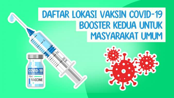Catat! Ini Daftar Lokasi Vaksin Covid-19 Booster Kedua di Jakarta
