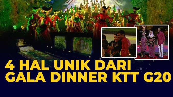 4 Hal Unik dari Gala Dinner KTT G20, Warna-warni Batik hingga Menu ...