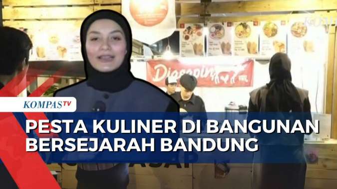 Unik! Festival Kuliner di Bangunan Bersejarah Bandung, Anak Muda ...