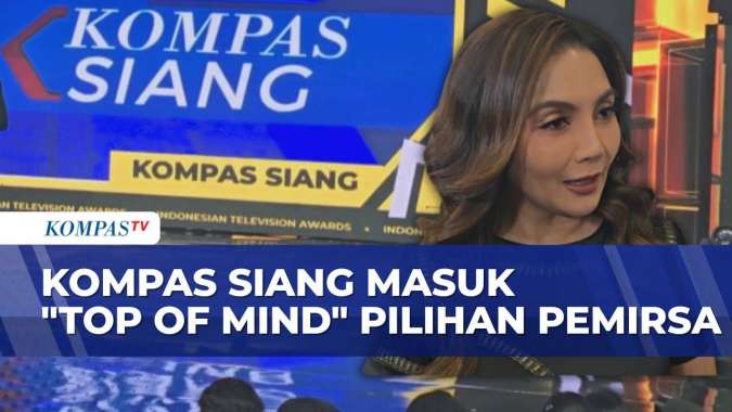 Kompas Siang Masuk Nominasi ITA 2025, Ajang Penghargaan Pertelevisian ...