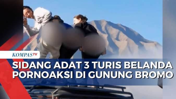 3 Turis Belanda Jalani Sidang Adat Akibat Lakukan Pornoaksi di Gunung Bromo