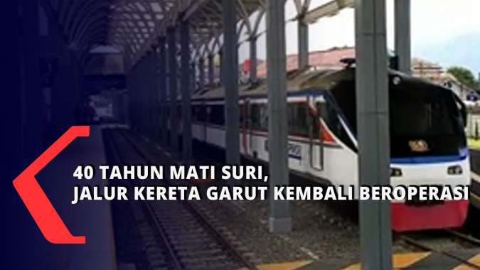 Stasiun Kereta Api Garut Kembali Beroperasi