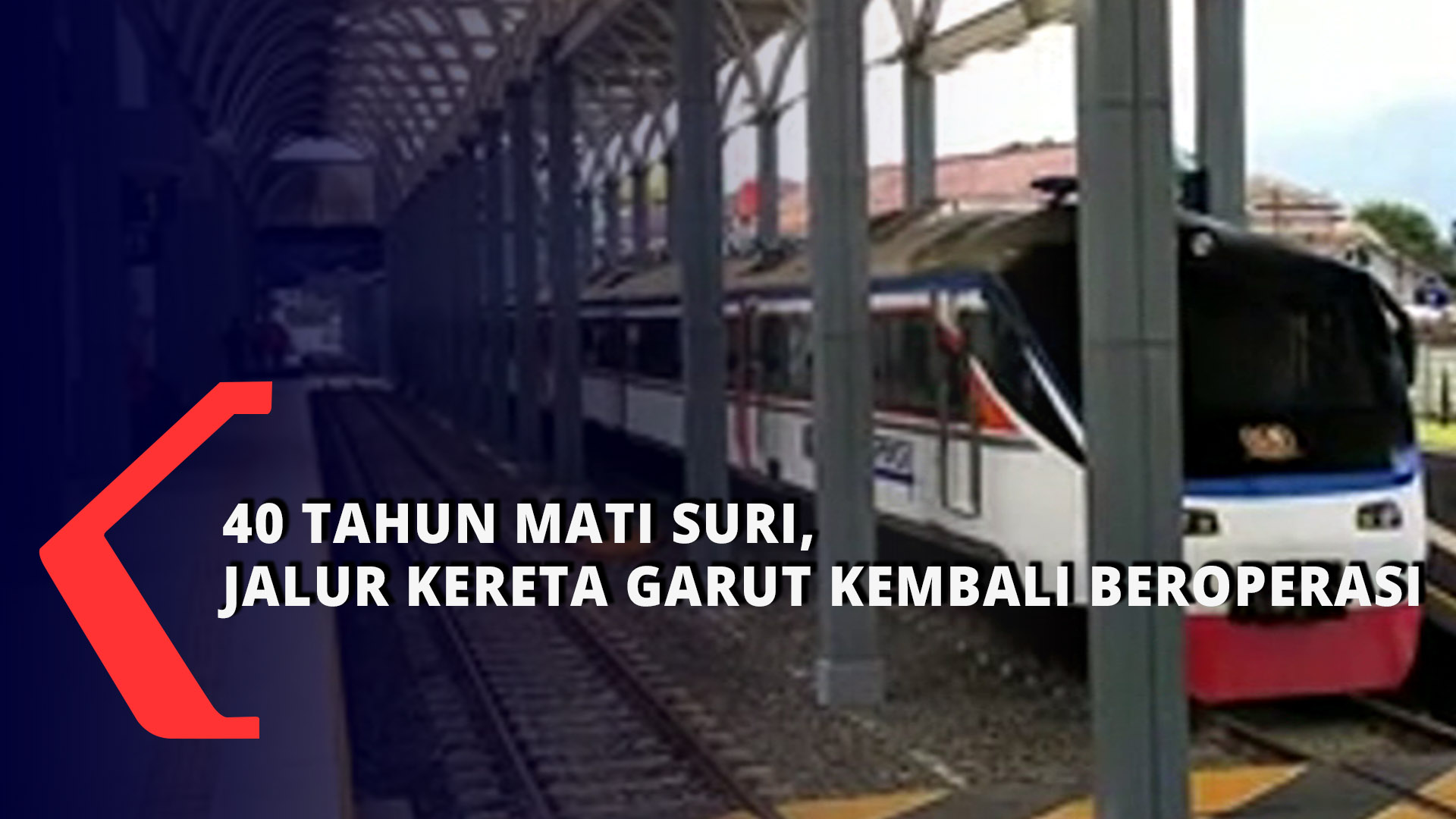 Stasiun Kereta Api Garut Kembali Beroperasi