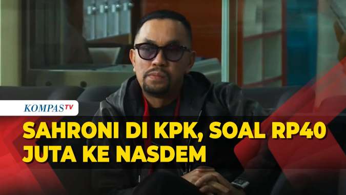 Ahmad Sahroni Diperiksa KPK, soal Rp40 Juta ke NasDem dari SYL