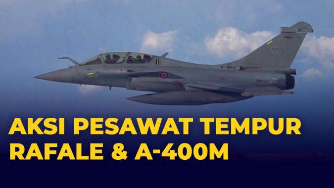 Canggih! Aksi Pesawat Tempur Rafale yang Bakal Menjadi Milik Indonesia