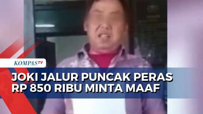 Joki Jalur Alternatif Puncak Peras Rp 850 Ribu Minta Maaf